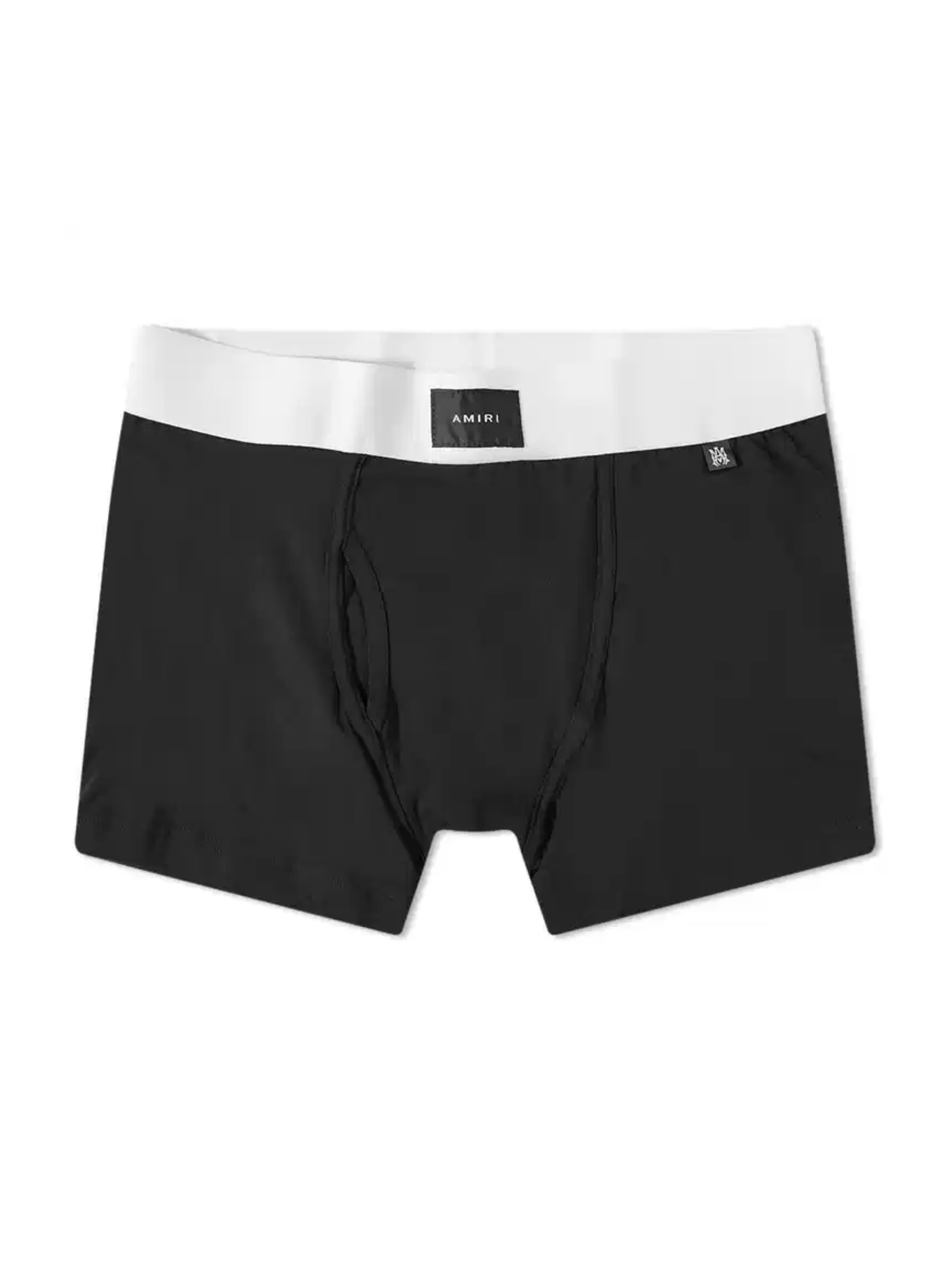 AMIRI FRONT LABEL BOXERS BLACK / WHITE – Notorious Plug